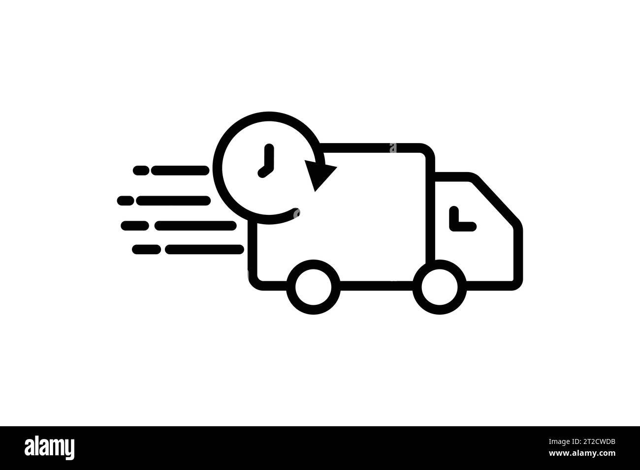 Swift package delivery icon Black and White Stock Photos & Images - Alamy