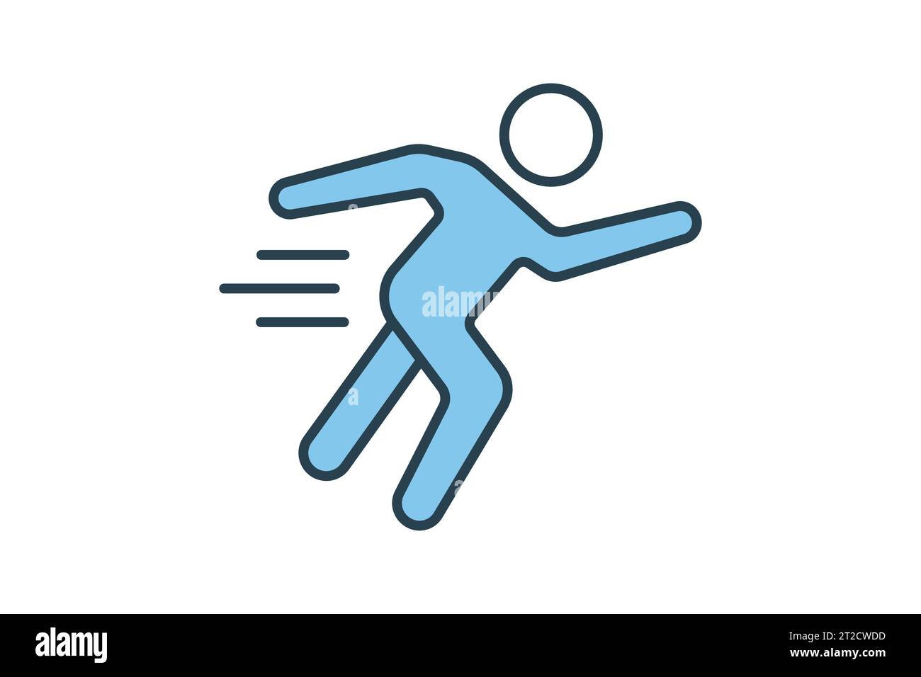 Jogging track sign Stock Vector Images - Alamy