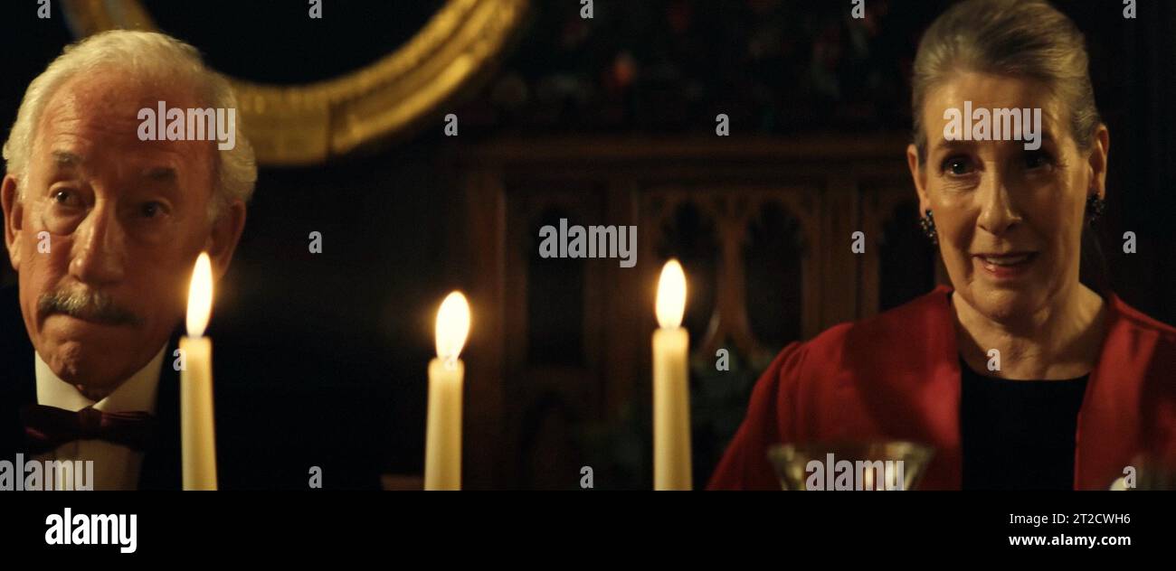 SURPRISED BY OXFORD, from left: Simon Callow, Phyllis Logan, 2023 ...