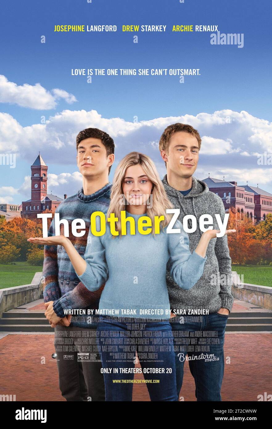 THE OTHER ZOEY, US poster, from left: Archie Renaux, Josephine Langford ...