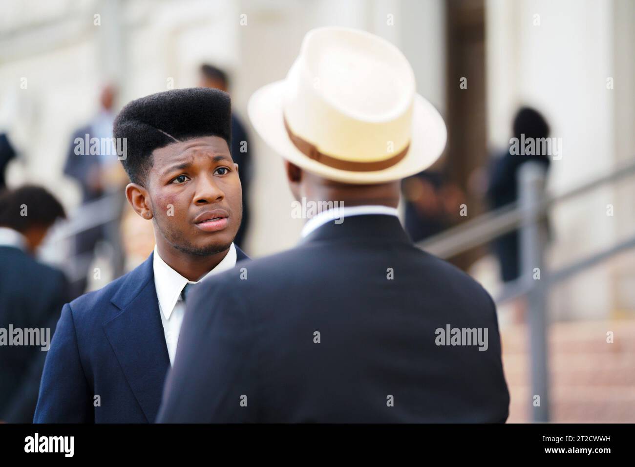 HEIST 88., from left: Bentley Green, Courtney B. Vance, 2023. ph: James Washington Jr ...