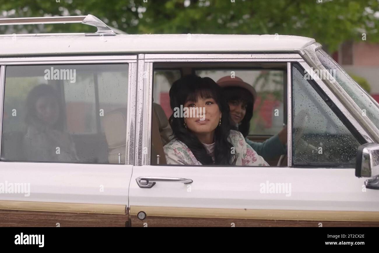 TOTALLY KILLER, from left: Olivia Holt, Anna Diaz, Stephi Chin-Salvo ...