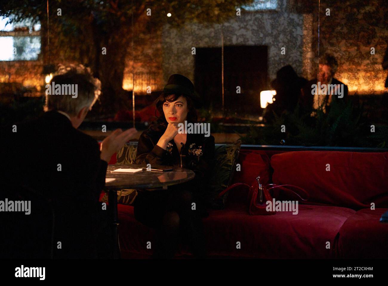 BARBER, from left: Aidan Gillen, Camille O'Sullivan, 2023. © Brainstorm ...