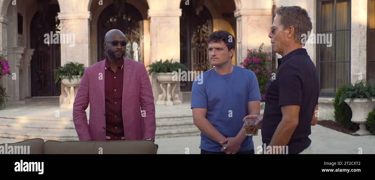 57 SECONDS, from left: Sammi Rotibi, Josh Hutcherson, Greg German, 2023 ...