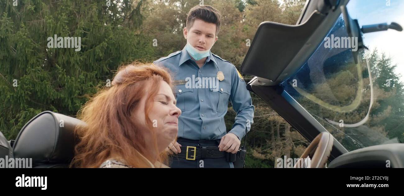 SHELTER IN PLACE, from left: Siobhan Fallon Hogan, Peter Munson Hogan ...