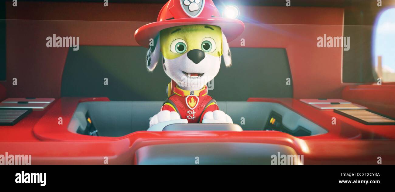 PAW PATROL: THE MIGHTY MOVIE, US Marshall (voice: Christian Corrao ...