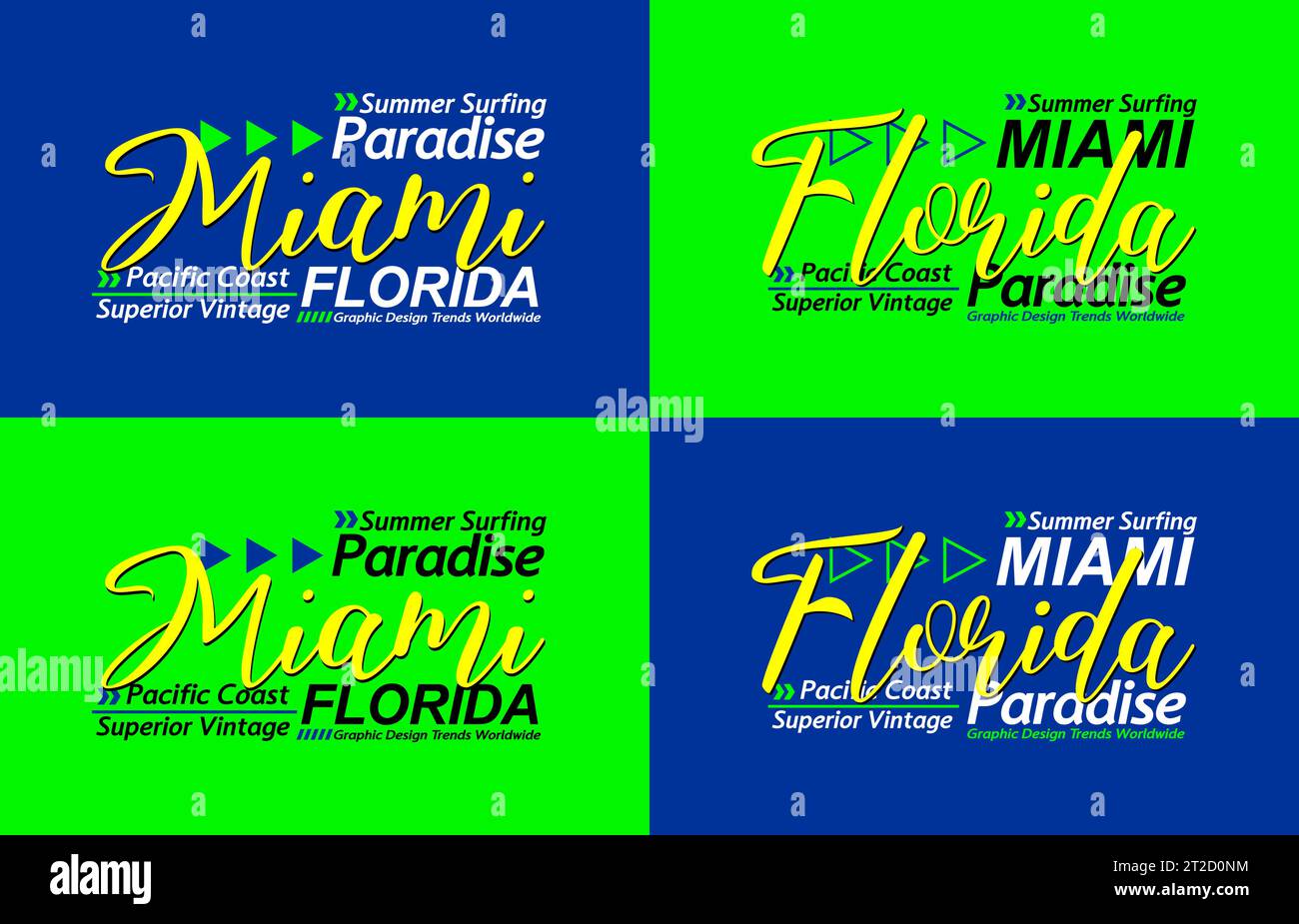 Florida Miami urban calligraphy typeface superior vintage, typography ...