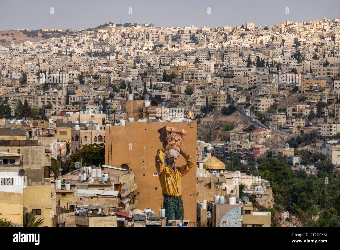 Amman, Jordan - October 5, 2023: view to skyline of Amman in Jordan ...
