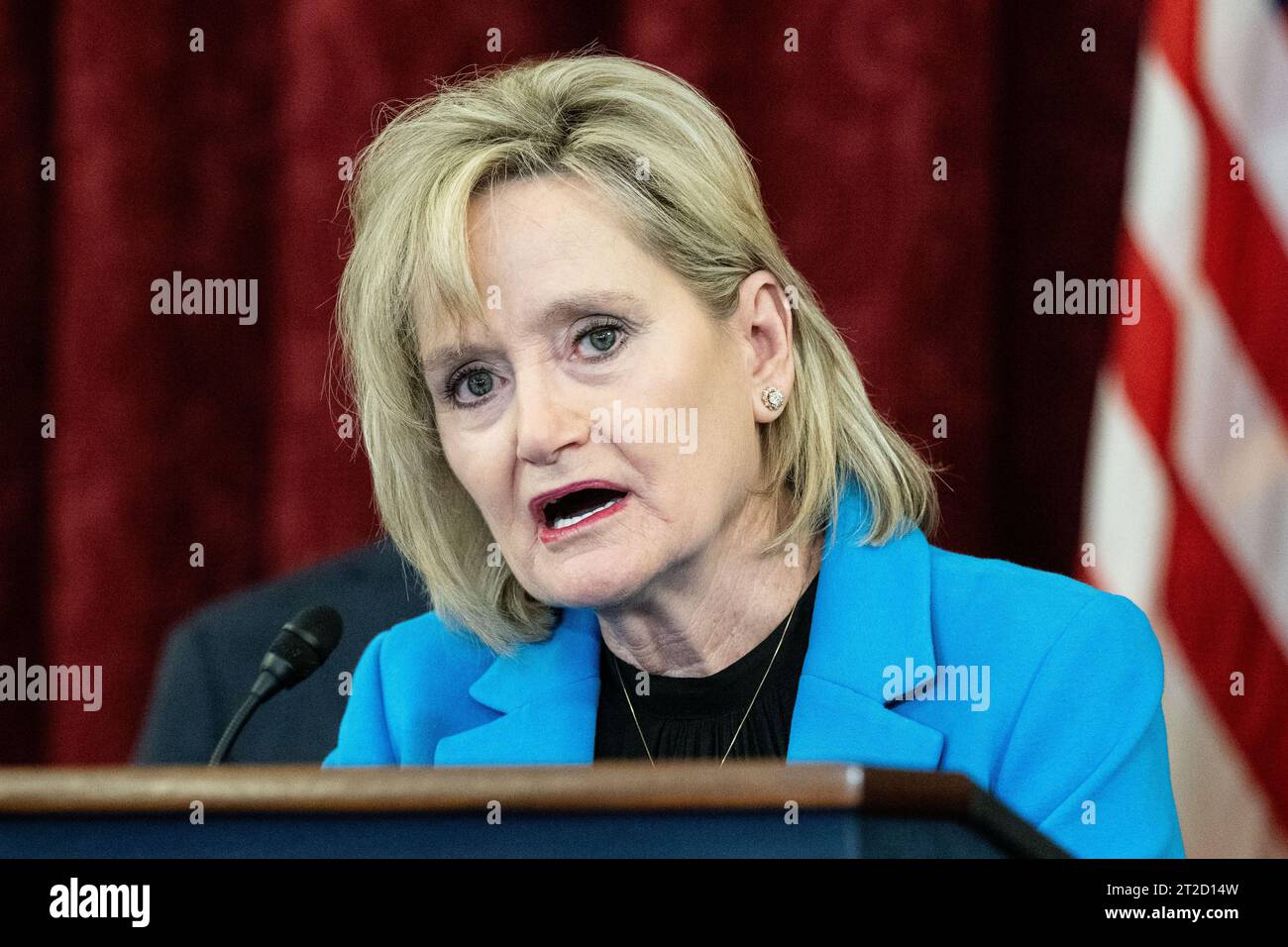 Washington, United States. 18th Oct, 2023. U.S. Senator Cindy Hyde ...