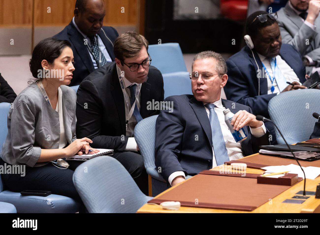 Israel Ambassador and Permanent Representative to the UN Gilad Erdan ...