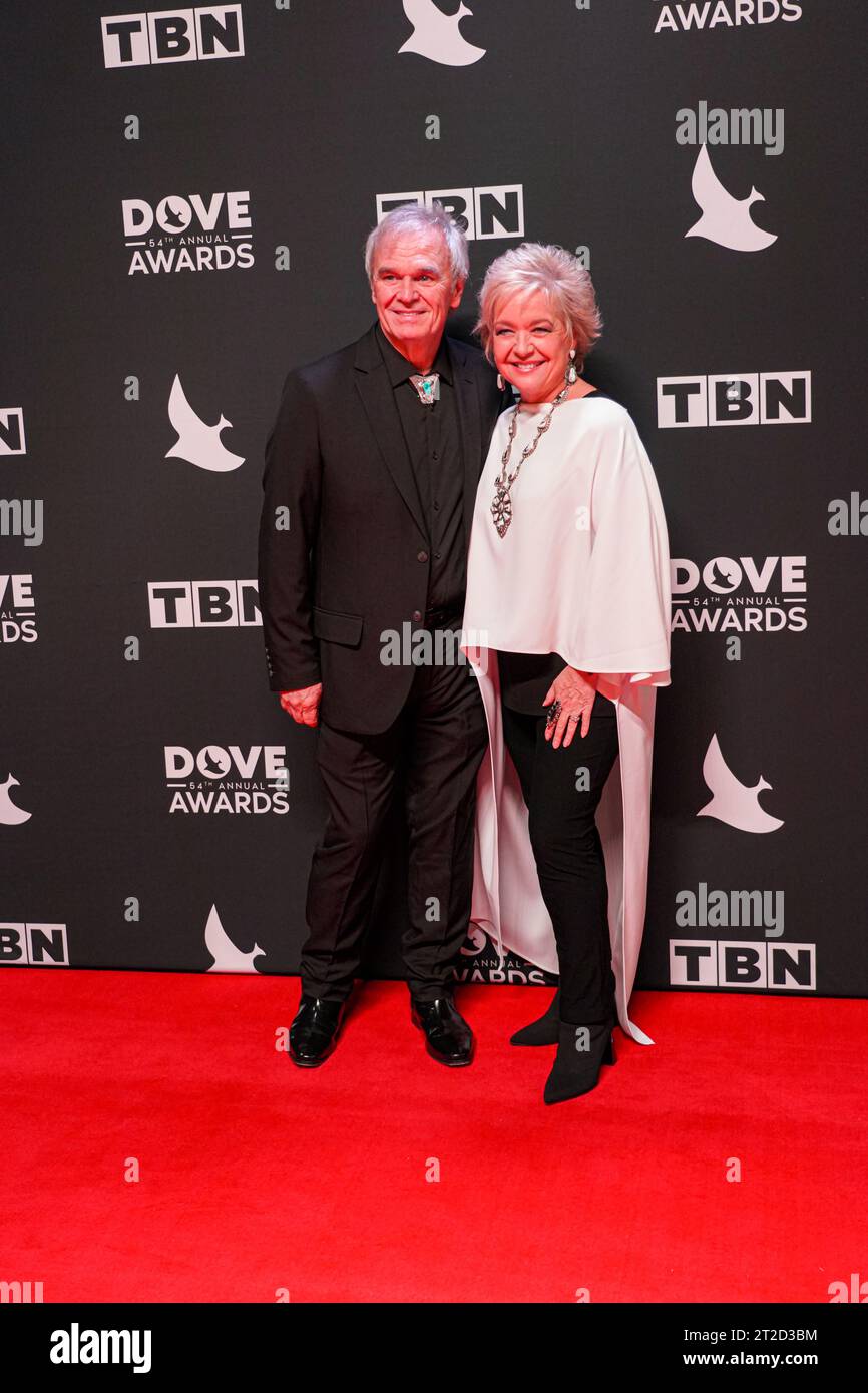 Nashville, Tennessee, USA, October 17, 2023. Jeff and Sheri Easter On ...