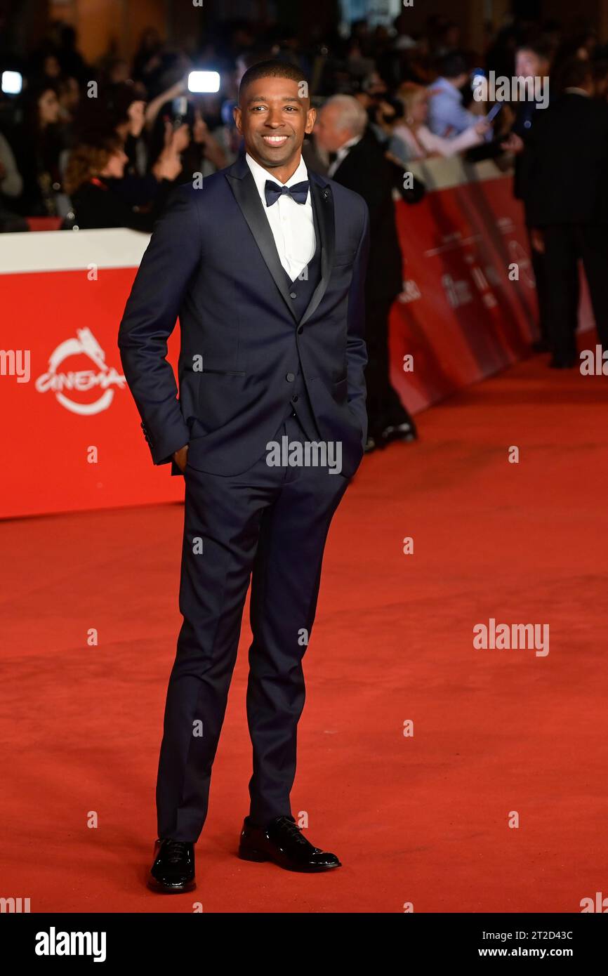 Rome, Italy. 18th Oct, 2023. Jonv Joseph attends the red carpet of the ...