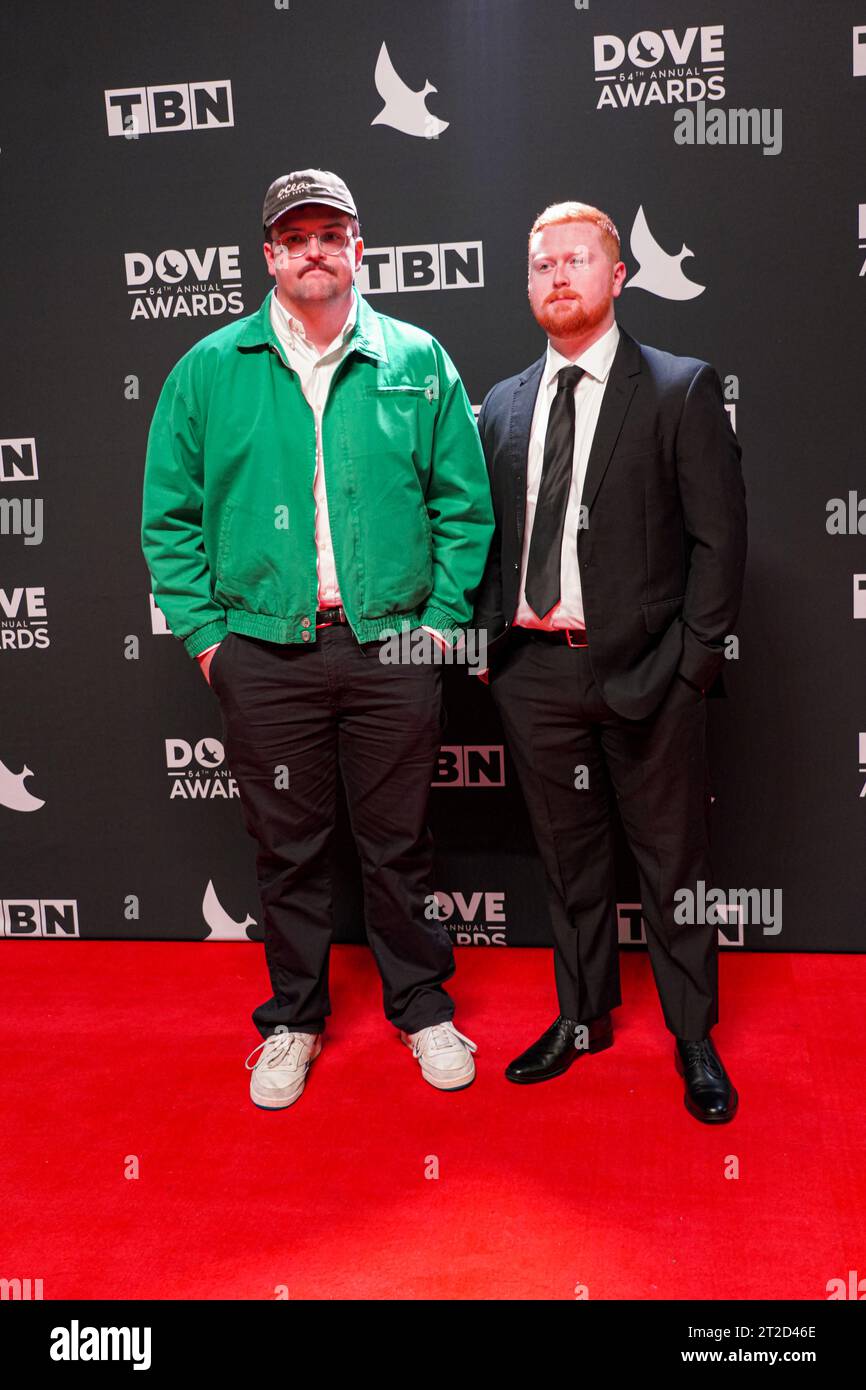 Nashville, Tennessee, USA, October 17, 2023. Andrew Prim On the red ...