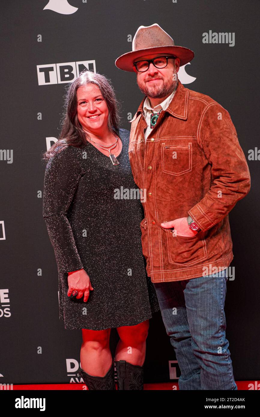 Nashville, Tennessee, USA, October 17, 2023. Michael Farren On the red ...
