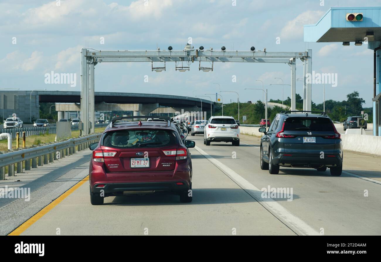 Middletown, Delaware, U.S.A - September 2, 2023 - Traffic on Route 1 ...
