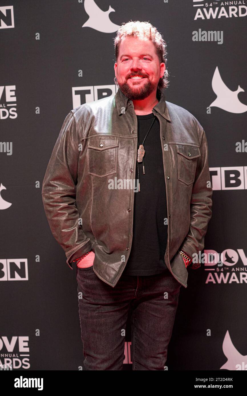 Nashville, Tennessee, USA, October 17, 2023. Scotty Inman On the red ...