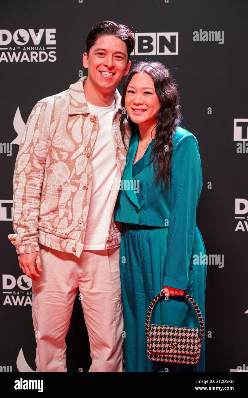 Nashville, Tennessee, USA, October 17, 2023. Mitch Wong On the red ...