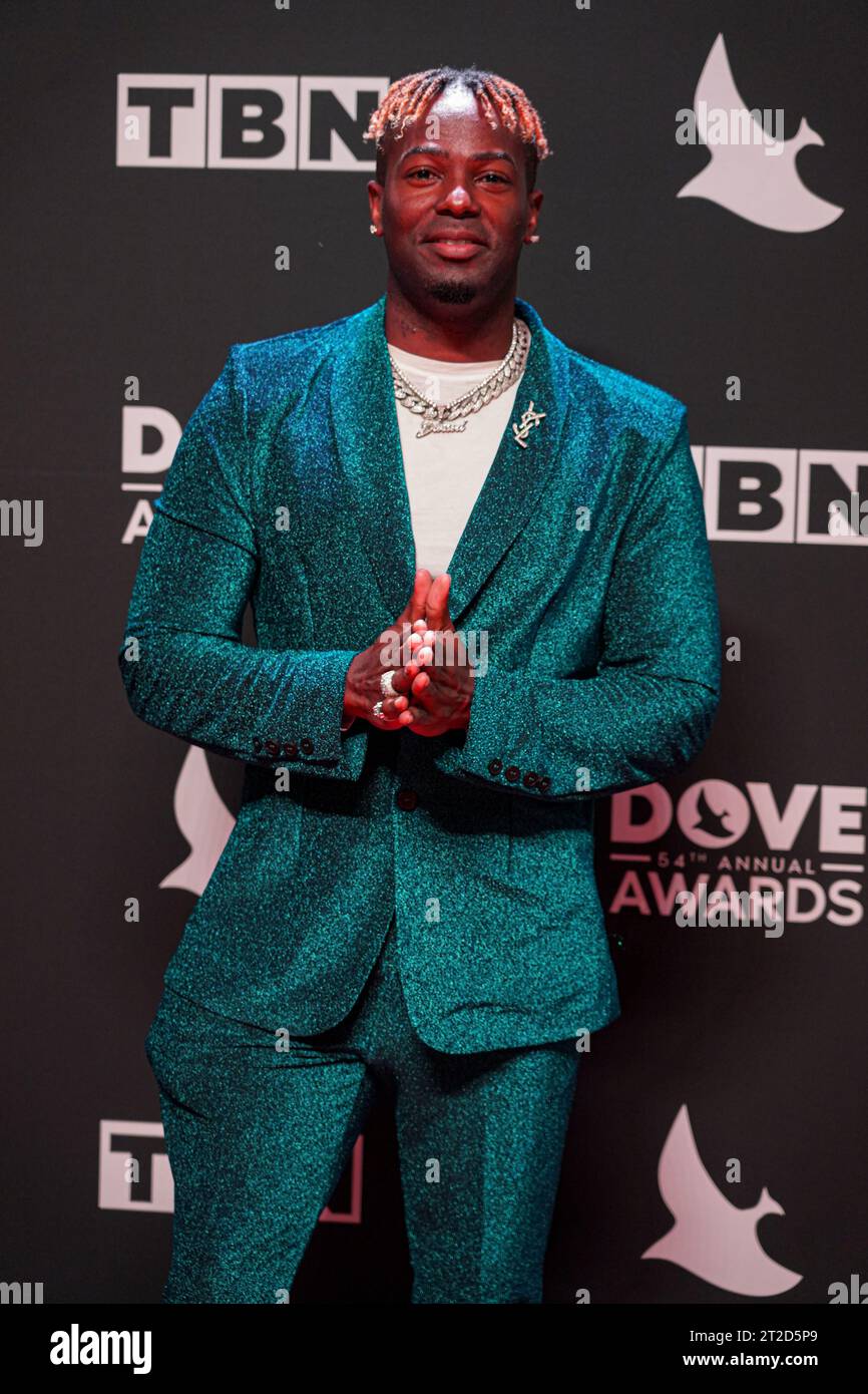 Nashville, Tennessee, USA, October 17, 2023. Adarryl On the red carpet ...