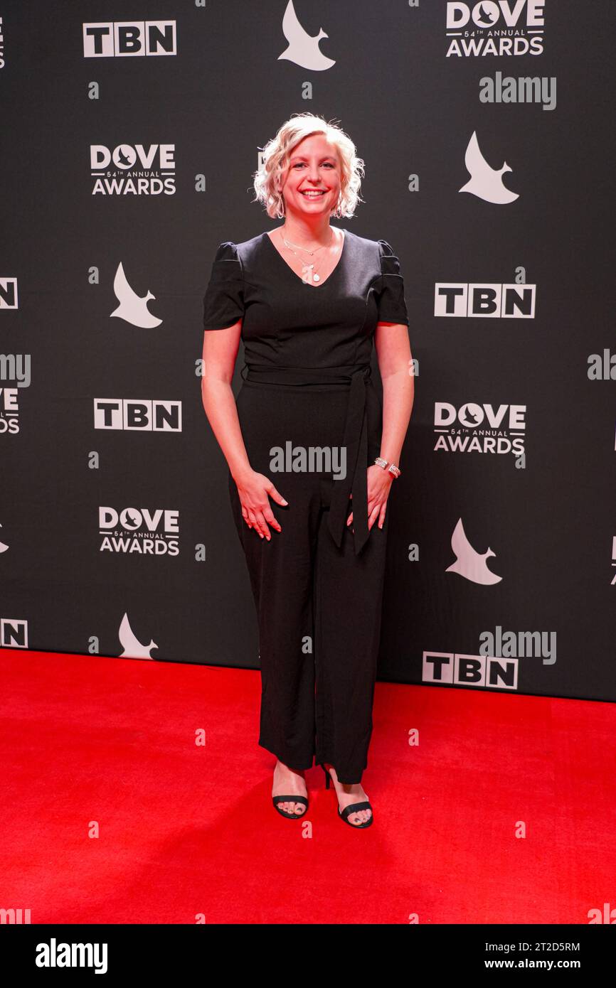 Nashville, Tennessee, USA, October 17, 2023. Kate Miller On the red ...