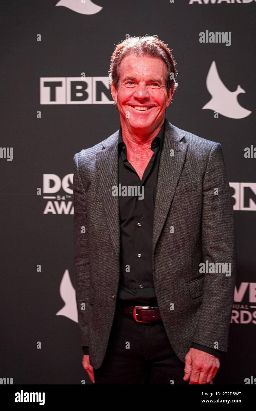 Nashville, Tennessee, USA, October 17, 2023. Dennis Quaid On the red ...