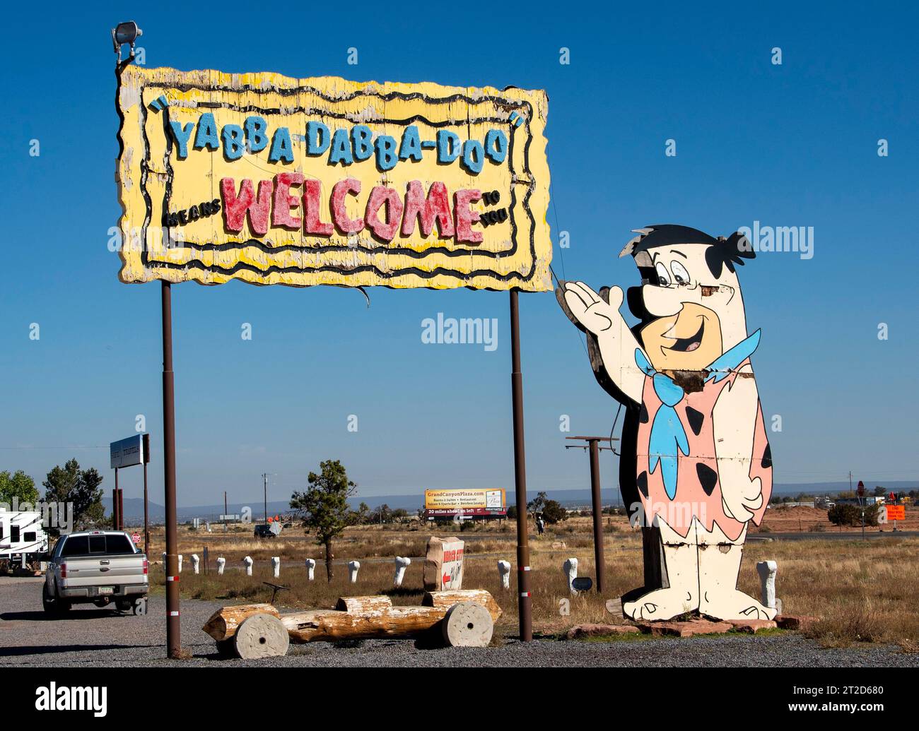 Flintstones bedrock city hi-res stock photography and images - Alamy