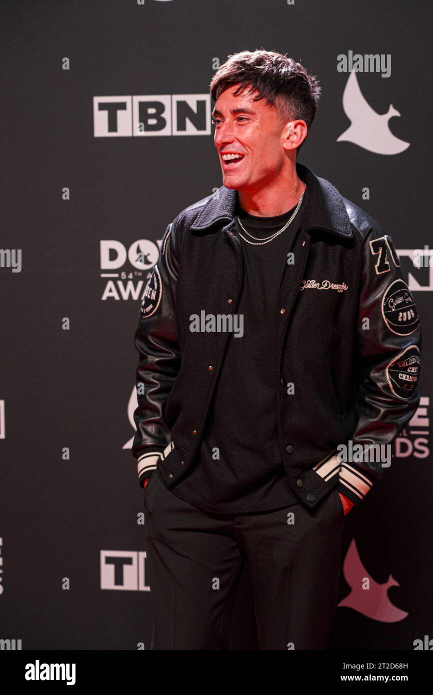 Nashville, Tennessee, USA, October 17, 2023. Phil Wickham On the red ...