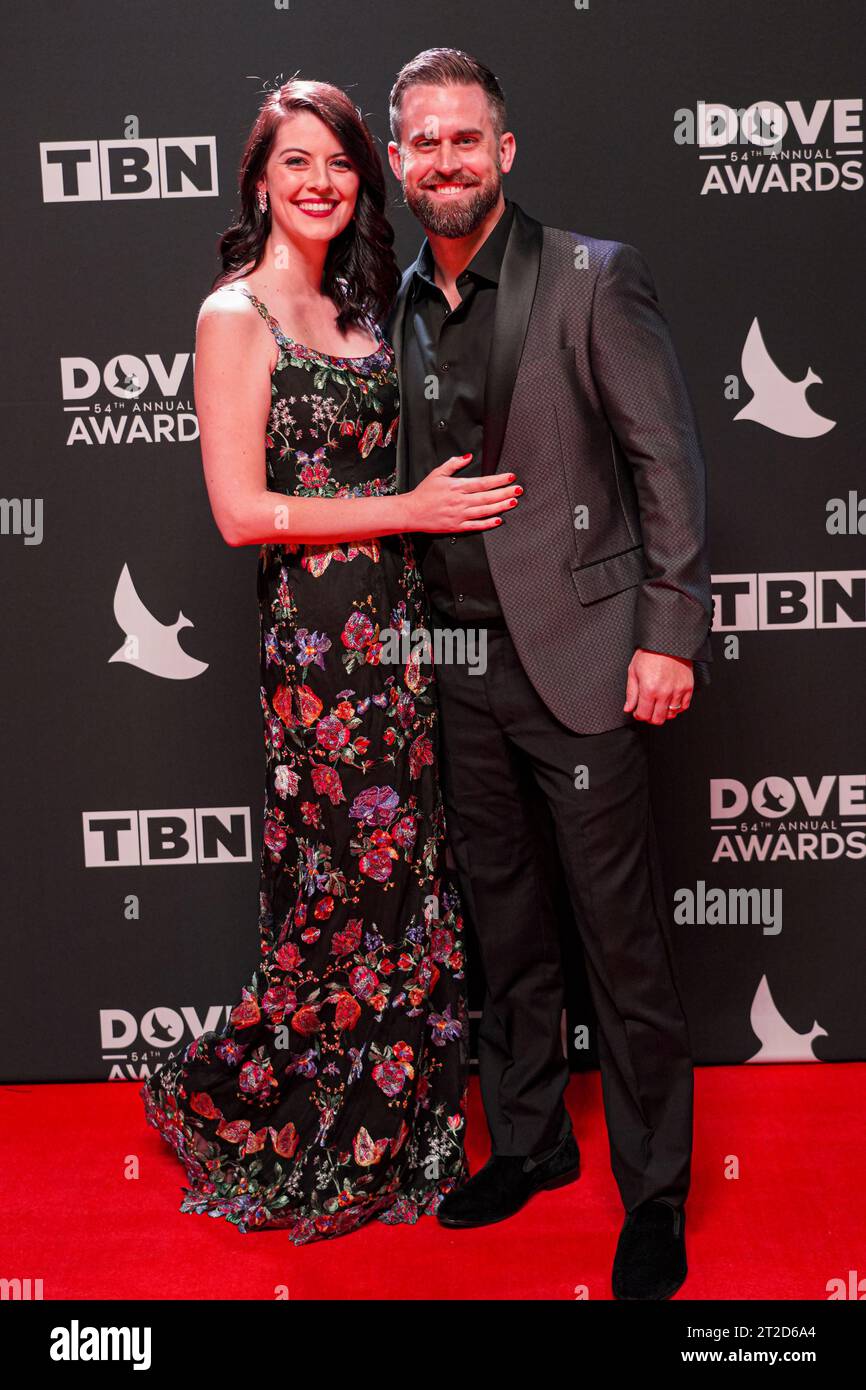 Nashville, Tennessee, USA, October 17, 2023. Nicole Hannel On the red ...