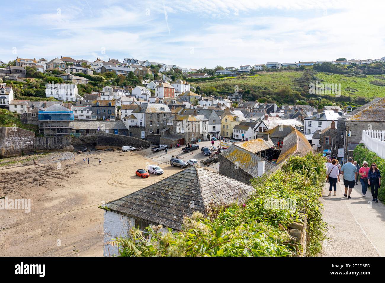 Port Isaac Cornwall fishing village on the Cornish coast popular with ...