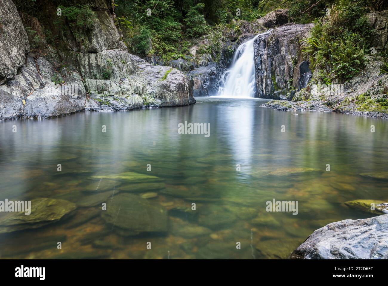 Crystal Cascades, Freshwater Creek, near Cairns, Australia Stock Photo ...