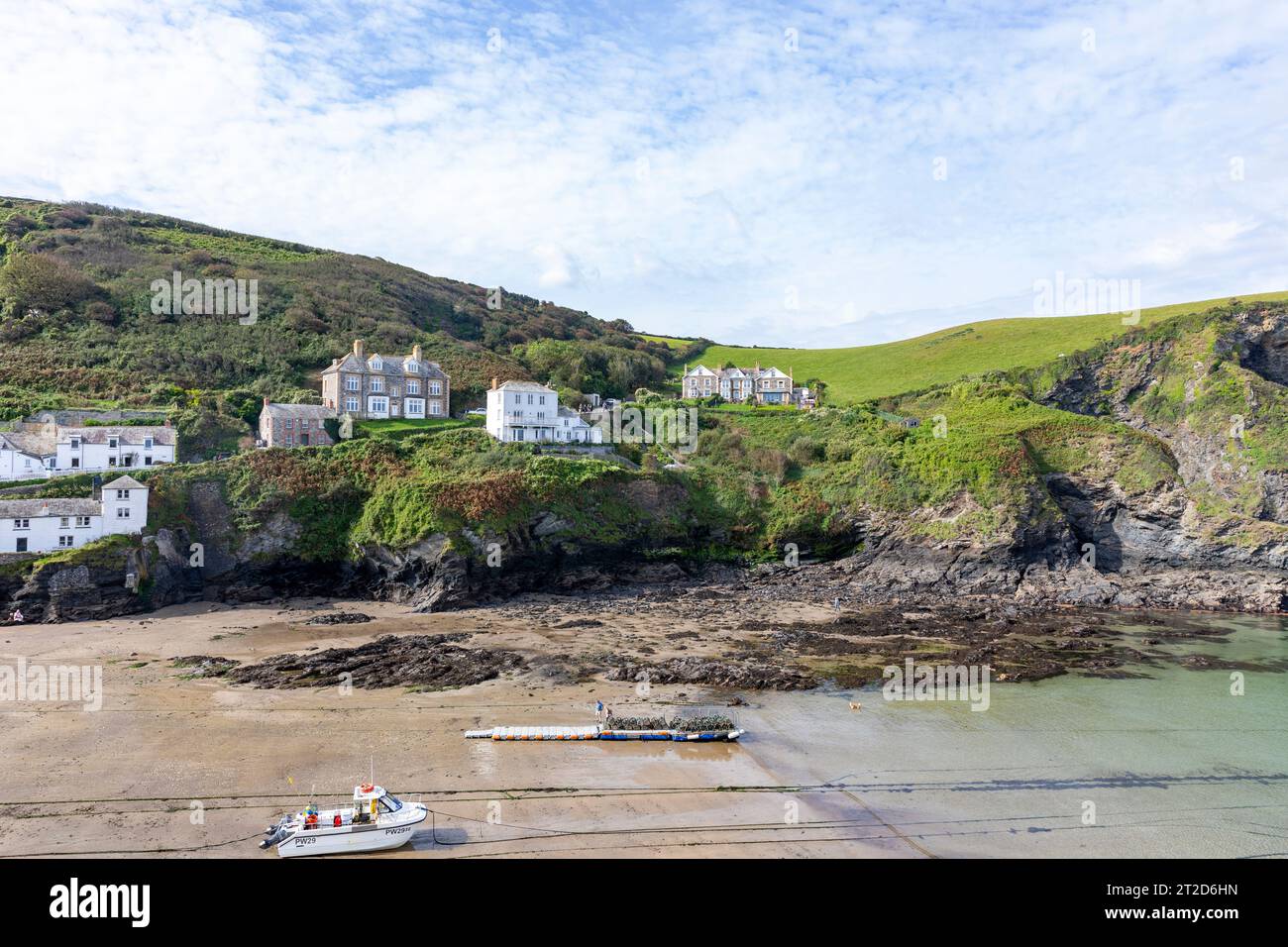 Port Isaac Cornwall fishing village on the Cornish coast popular with ...