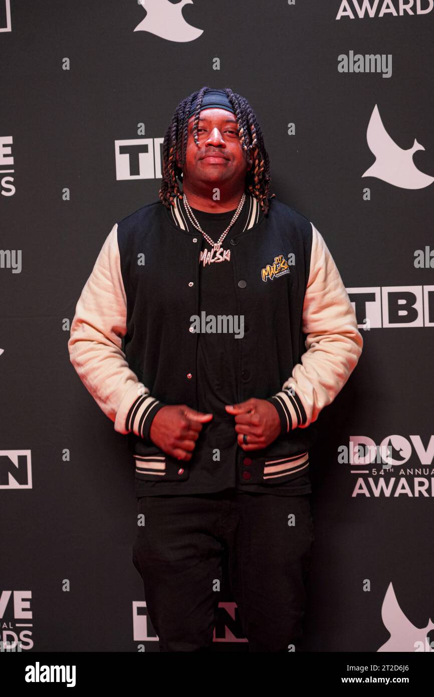 Nashville, Tennessee, USA, October 17, 2023. DJ Malski On the red ...