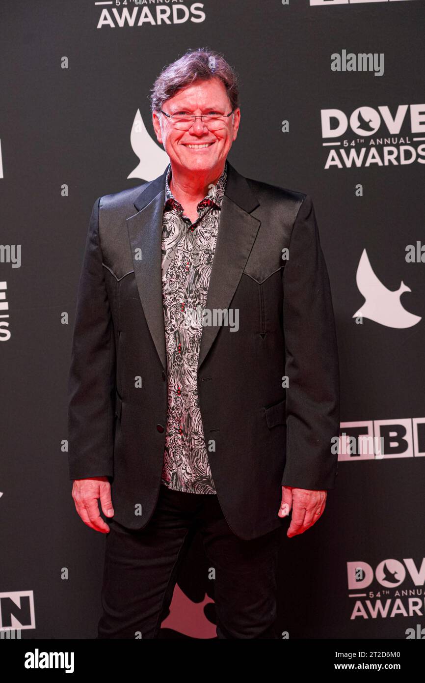 Nashville, Tennessee, USA, October 17, 2023. Jeff King On the red ...