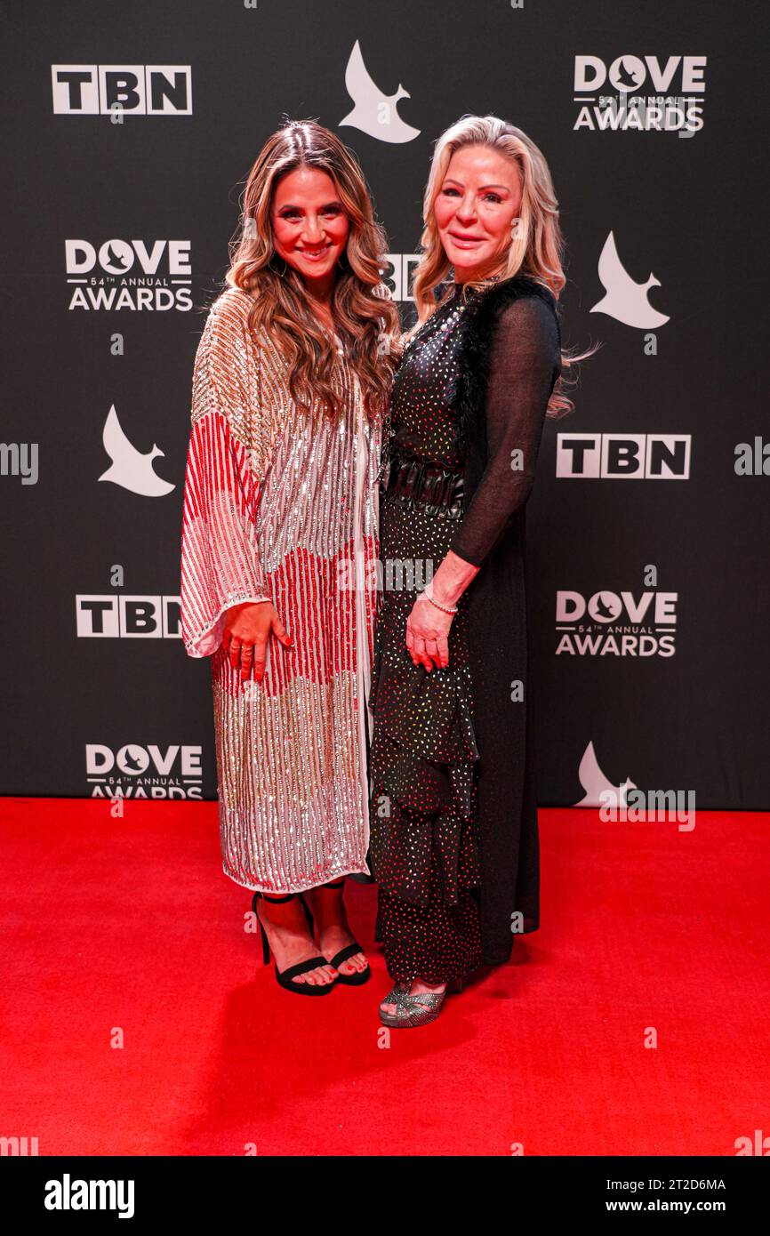 Nashville, Tennessee, USA, October 17, 2023. Rachael Lampa and her ...