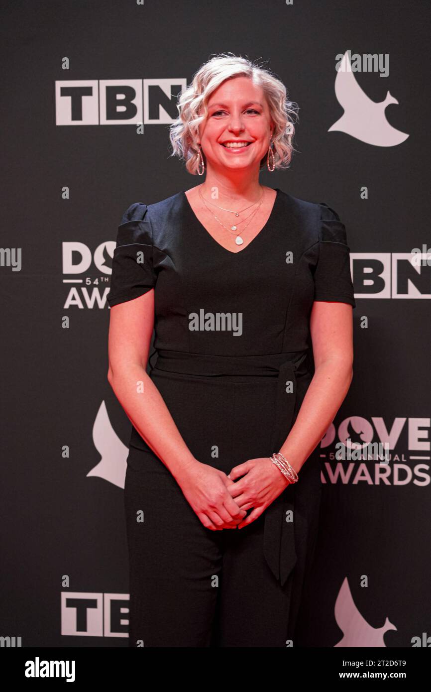 Nashville, Tennessee, USA, October 17, 2023. Kate Miller On the red ...