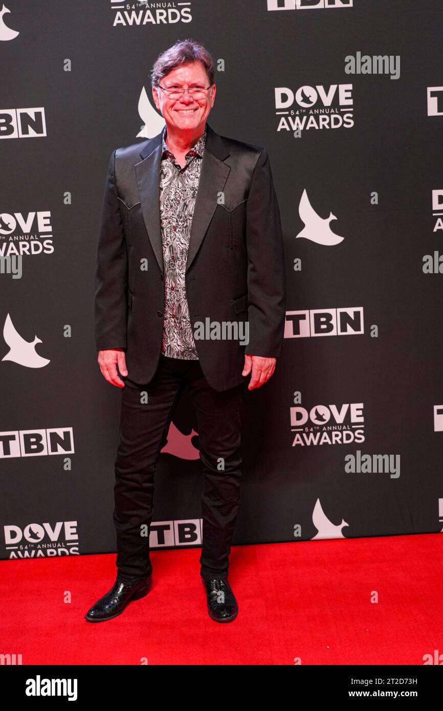 Nashville, Tennessee, USA, October 17, 2023. Jeff King On the red ...