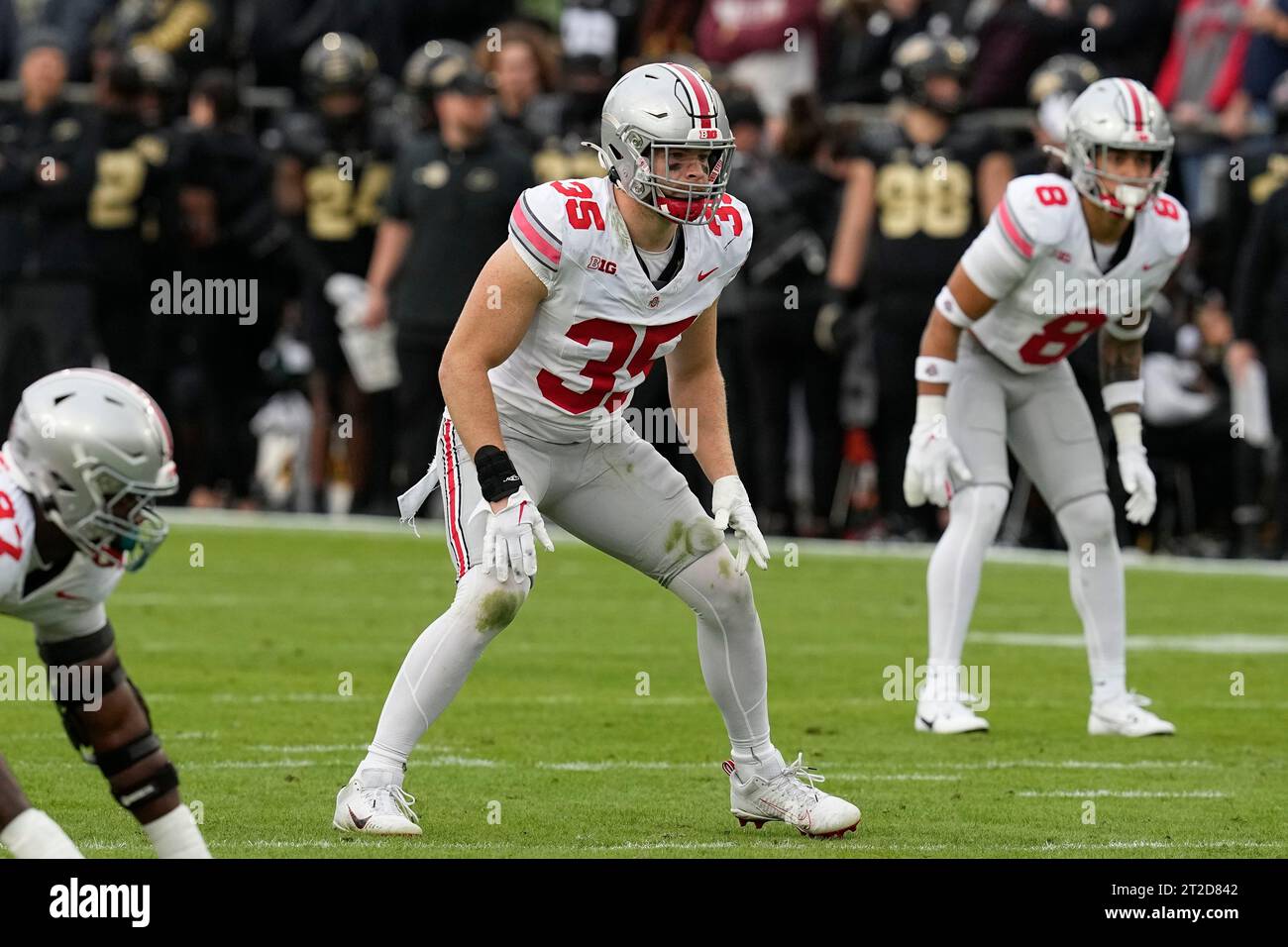 Ohio State linebacker Tommy Eichenberg in action during the first half ...
