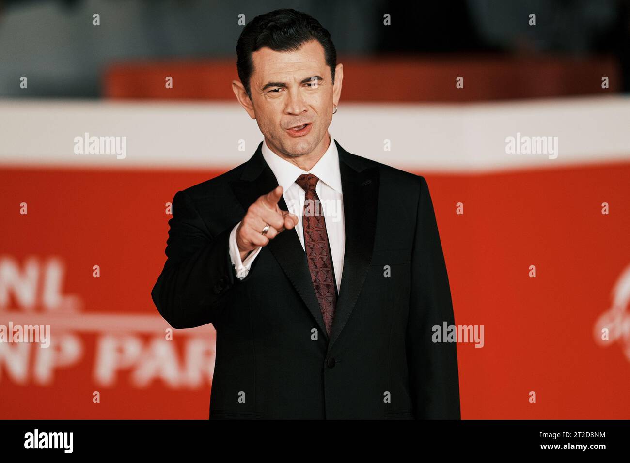 Rome, Italy. 18th Oct, 2023. Vinicio Marchioni attends a red carpet for ...