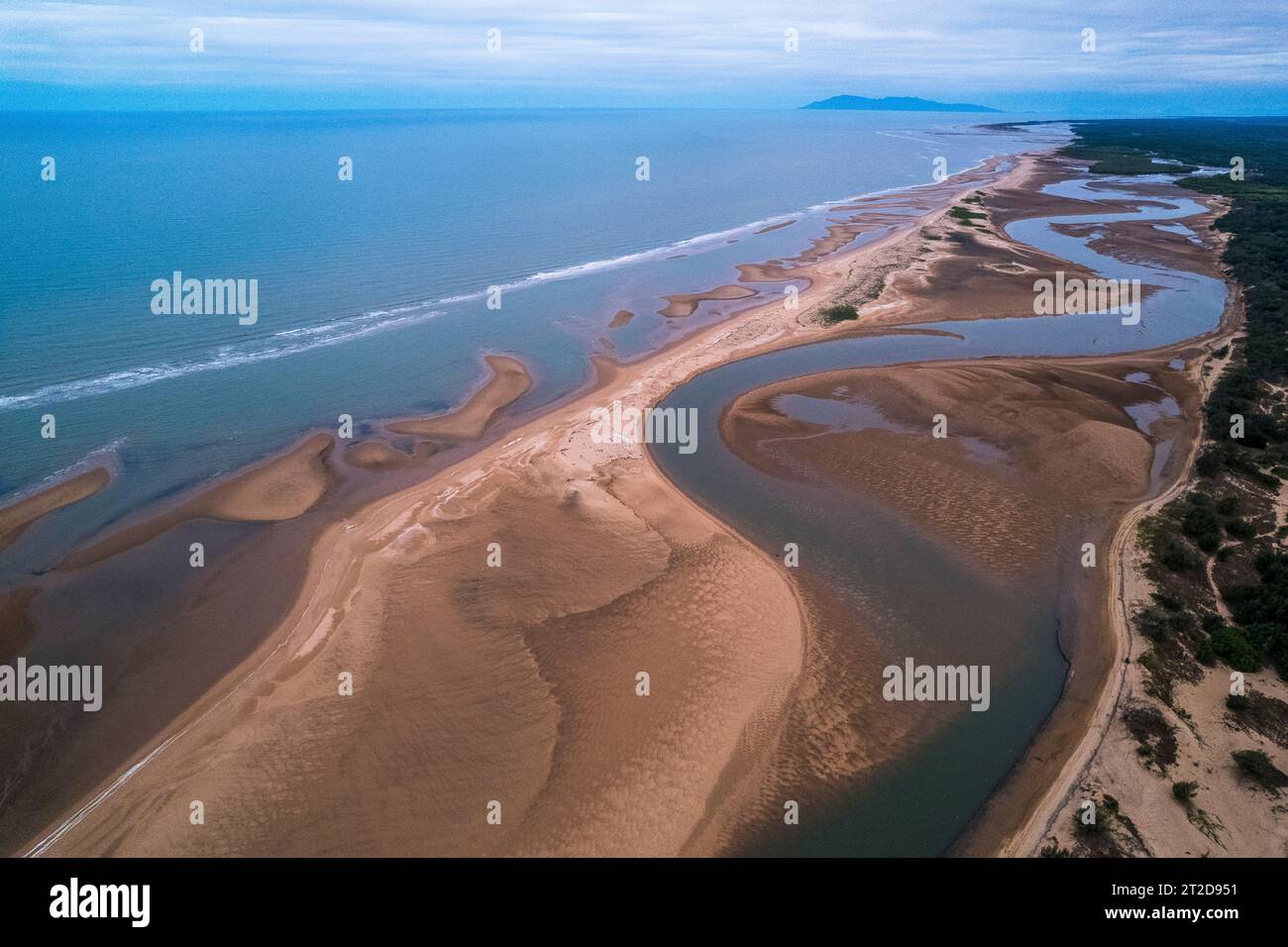 Alva Lynchs Beach, attraction in Queensland Stock Photo - Alamy