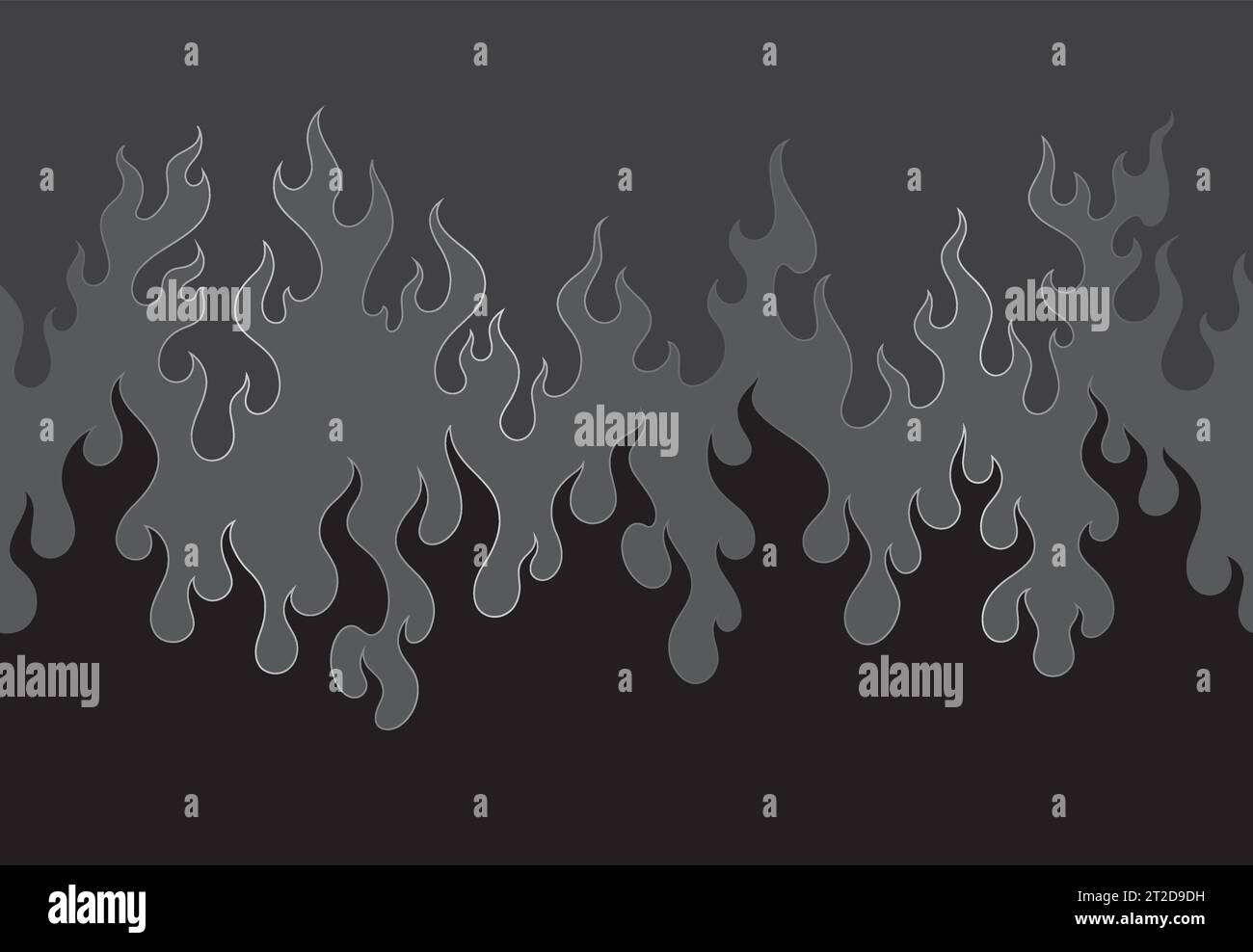 oriental flame pattern seamless wallpaper vector illustration Stock ...