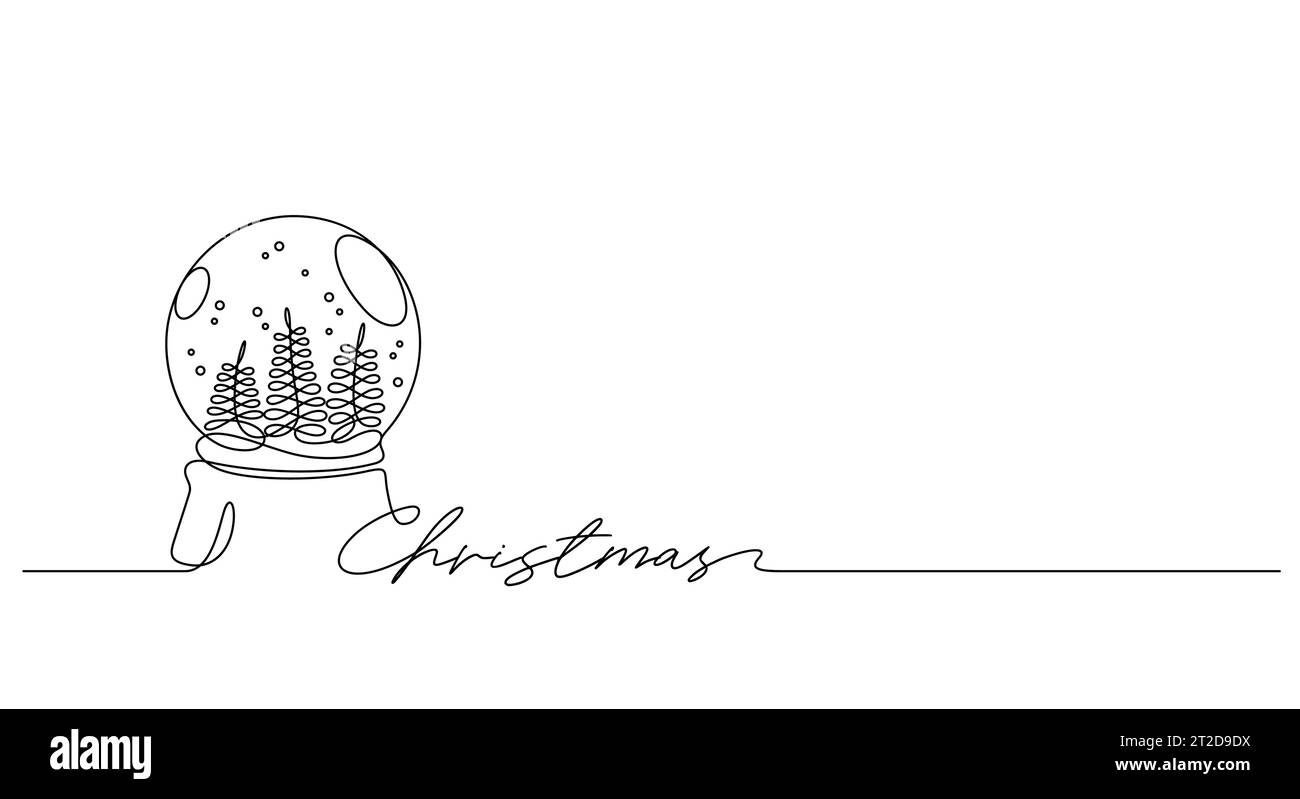 Snow sketch vector illustration linear hi-res stock photography and ...