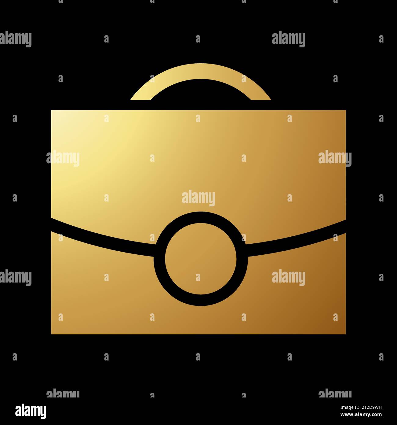 Gold purse strap Stock Vector Images - Alamy