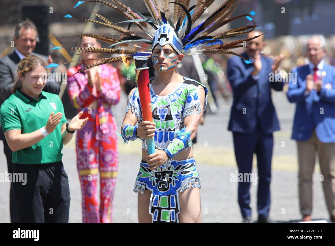 September 29, 2023, Mexico: The Pan American Flame burns brightly once ...