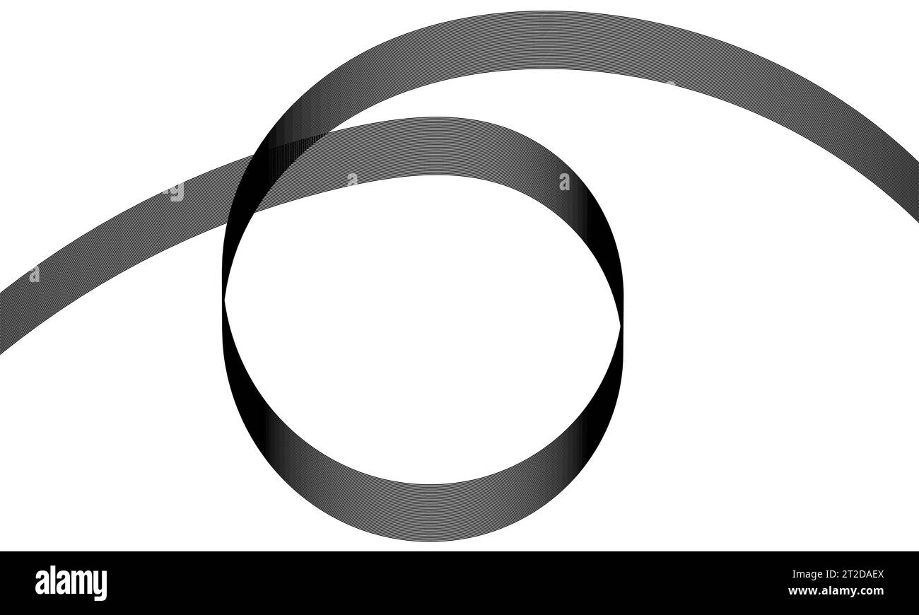 Wavy circle lines pattern Stock Vector Images - Alamy