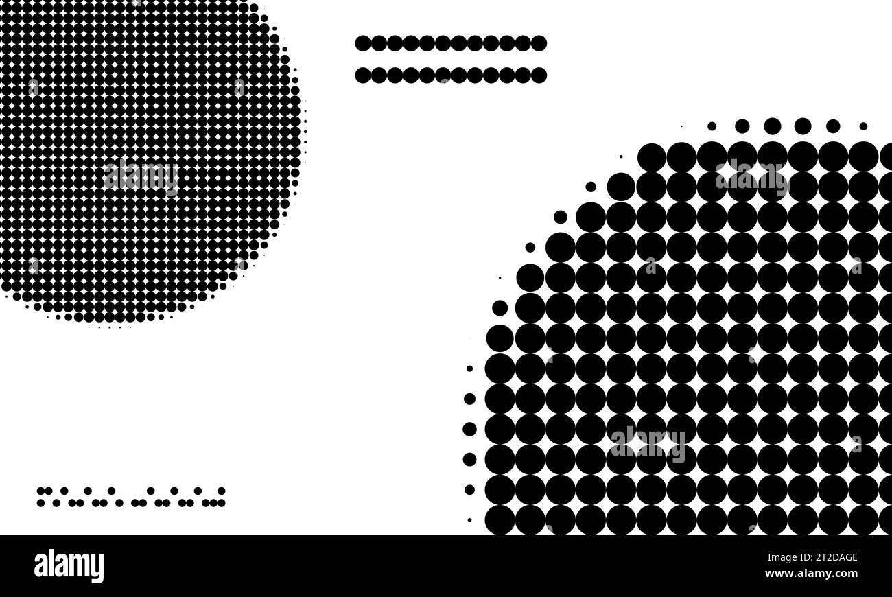 Abstract template white background with halftone dot element pattern ...