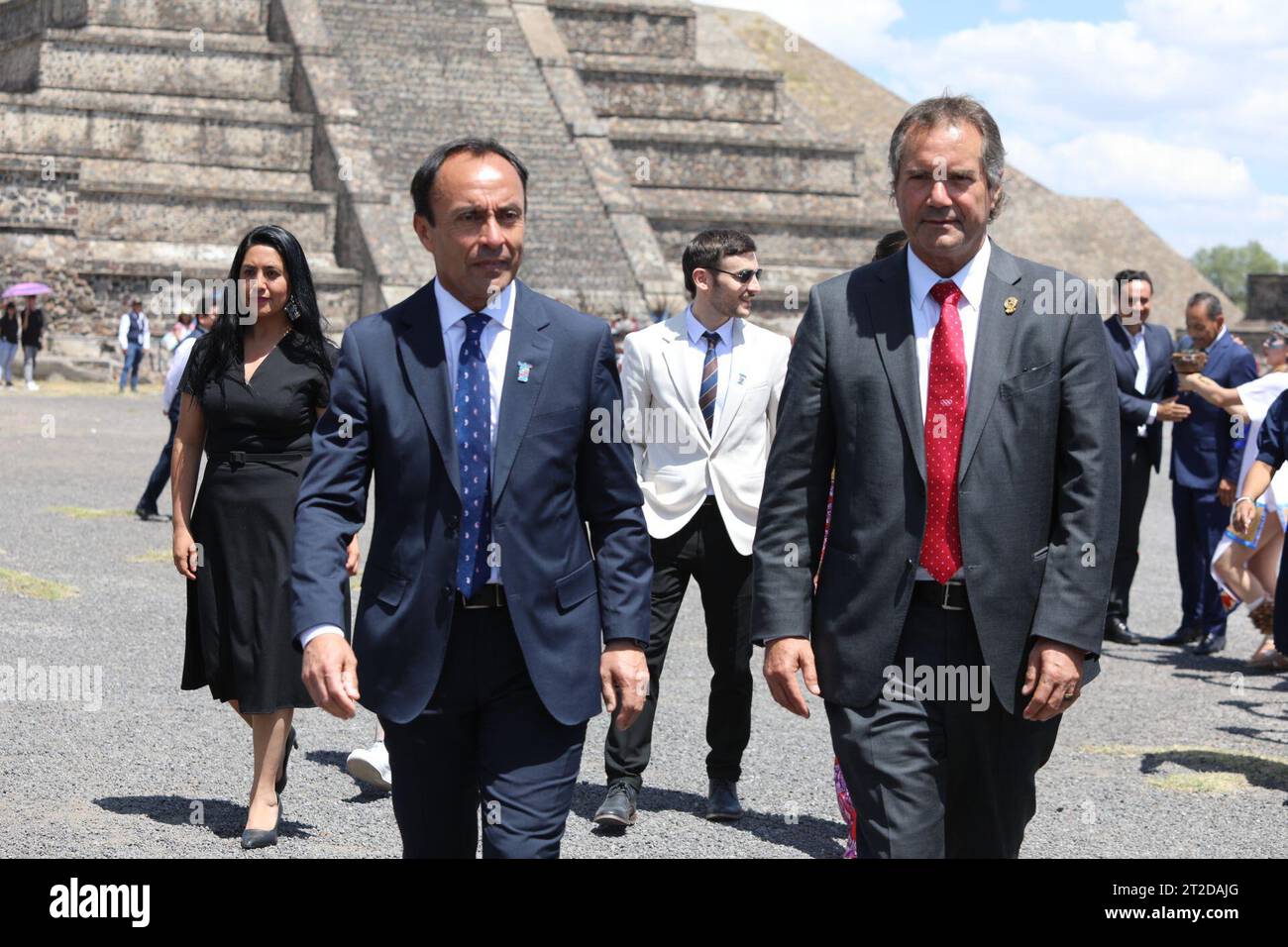 September 29, 2023, Mexico: The Pan American Flame burns brightly once ...