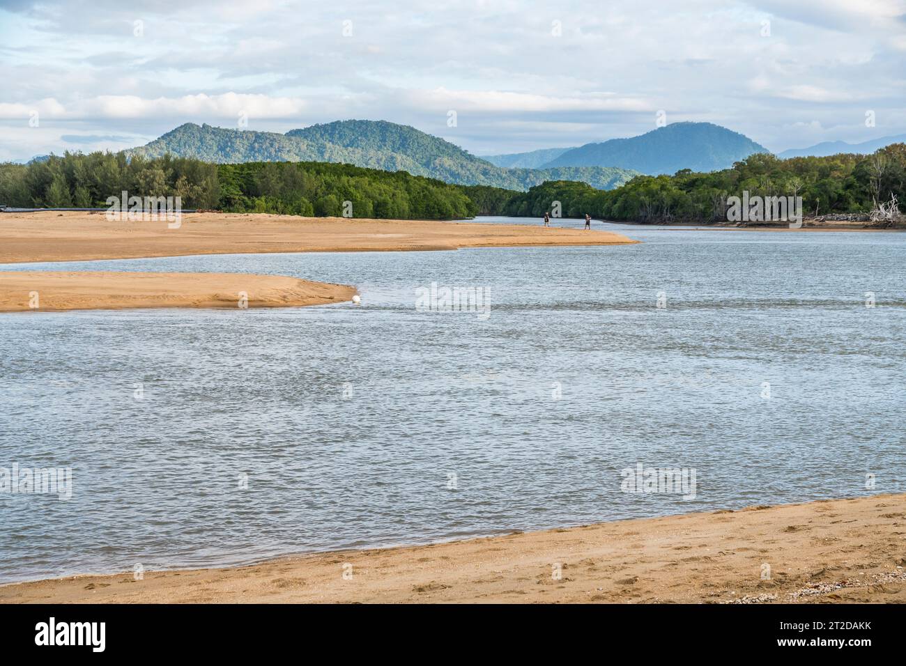 Yorkeys Knob beach, Yorkeys Knob, Cairns, Queensland, Australia Stock ...