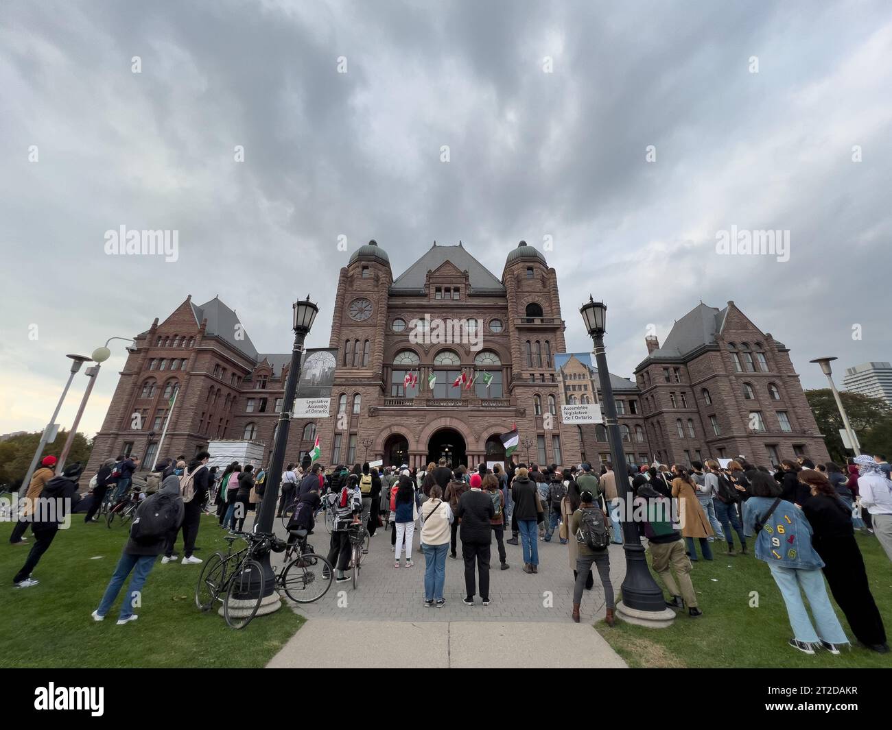 Toronto, Canada - 18 October 2023: With the Legislative Assembly of ...