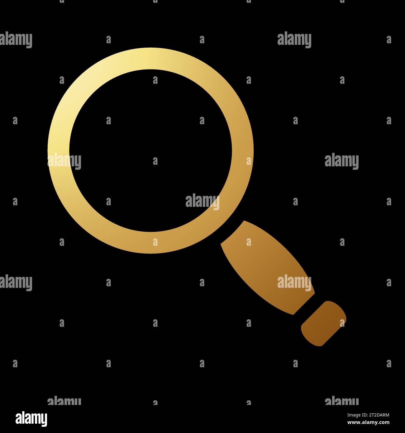Gold search logo Stock Vector Images - Alamy