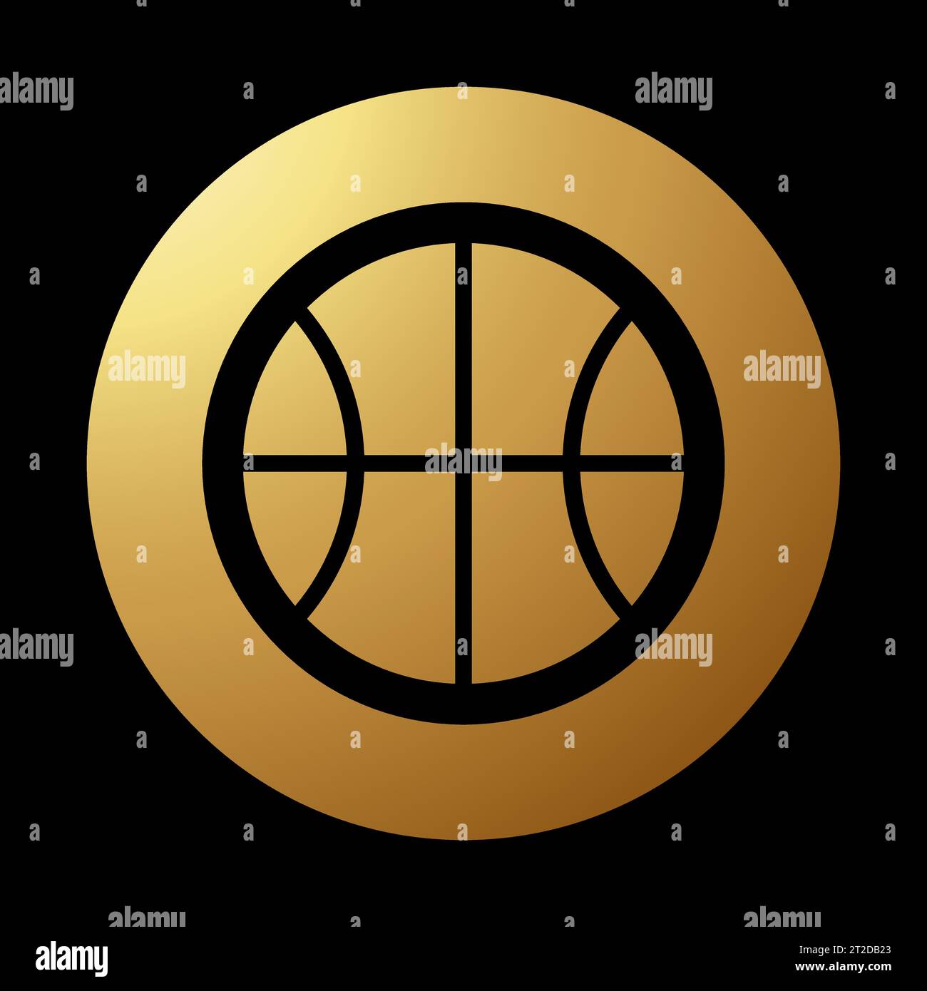 Basketball icon logo design Stock Vector Images - Alamy