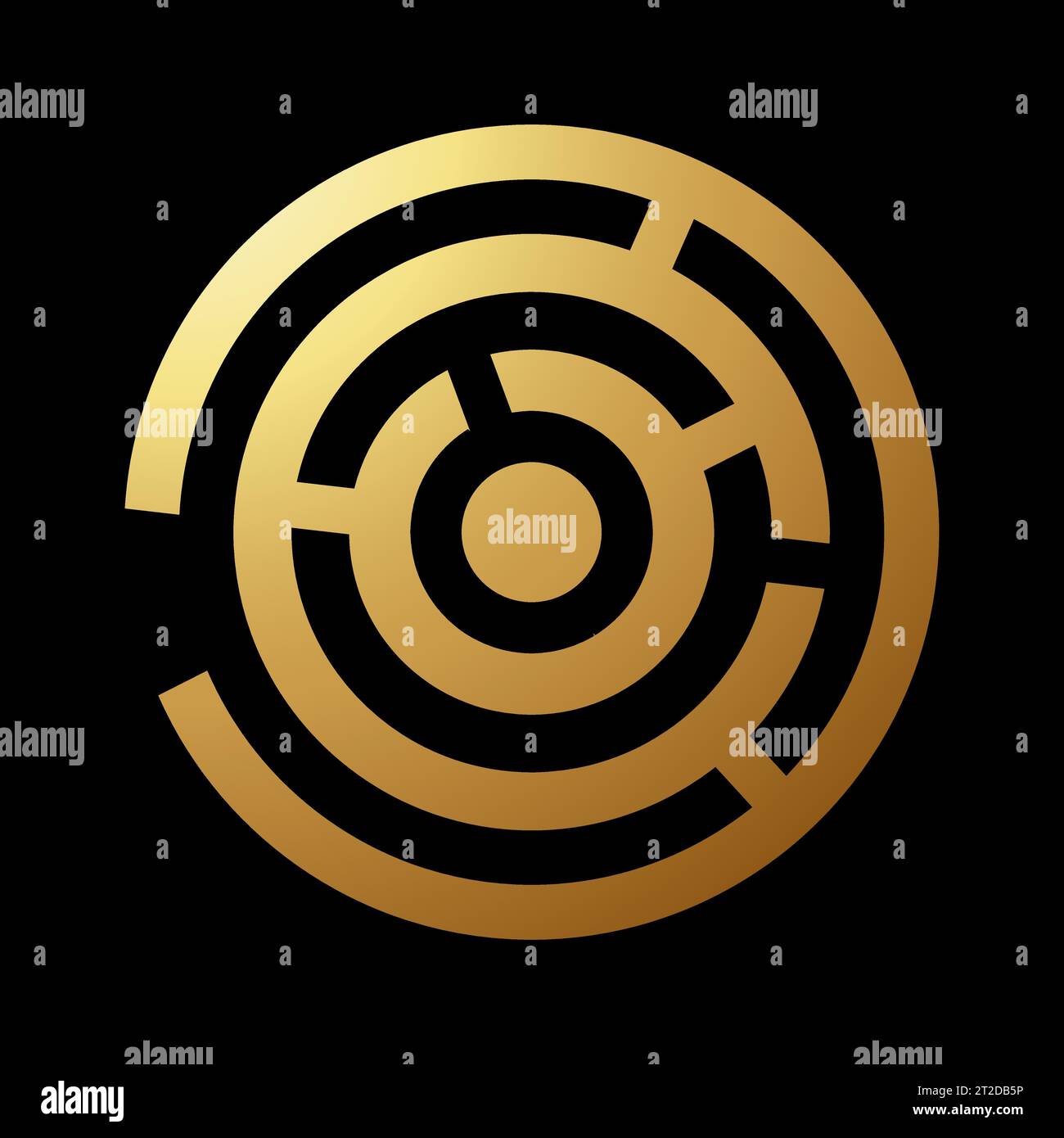 Gold maze Stock Vector Images - Alamy